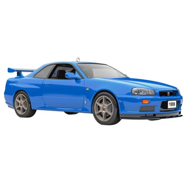 アメリカ　ホールマーク社  2025年1999 Nissan Skyline GT-R Ornament日産のツーリングカーレースに勝つために生まれた名車スカイラインGT-Rダイキャストメタル製サイズ： 長さ約10cm  ボックス入りSpe...
