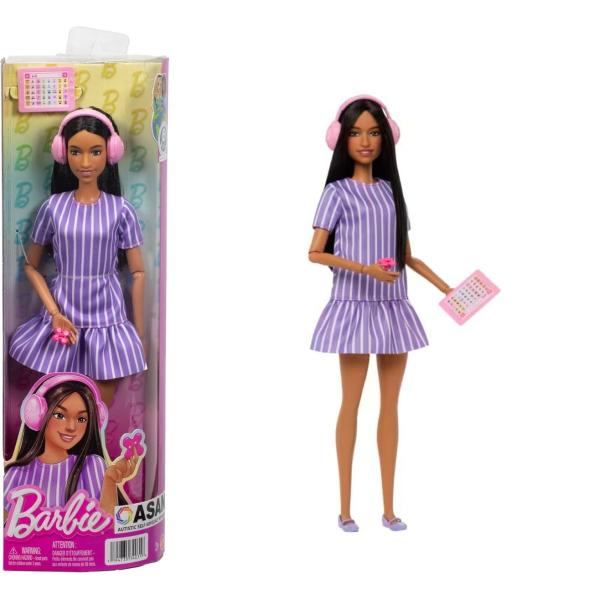 マテル社  USA  2026年  期間限定Fashionistas シリーズ　身障者を含めボディや性別、肌のトーン、ヘアカラー、髪型など多様性を持たせ、流行のファッションやアクセサリーを組み合わせより現実的なスタイルで、多様化した好みに合...