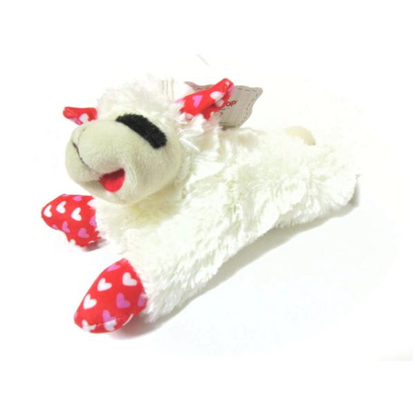 アメリカ　2026年　バレンタイン記念　期間限定品愛玩犬の遊び道具として作られたぬいぐるみ「 Dog Toy（犬のおもちゃ）」ラムチョップの体を押す(犬が噛む）と、パフパフと音が出ます。 ご家庭のペットだけでなく、コレクションやお子さまへの...