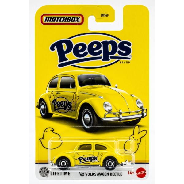 アメリカ　マテル社   2026年　イースター期間限定　1953年にイギリスのメーカーから誕生し、現在はホットウィールと並びマテル社のミニカーブランドになっている MATCHBOX マッチボックスシリーズPeepsは、イースターの時に食べる...