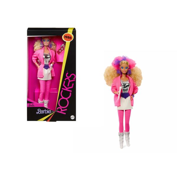 マテル社  アメリア  2026年  コレクター向けの Barbie Signatureシリーズ1986年に発売された人気のバービー・アンド・ザ・ロッカーズの40周年を記念してリリースされた復刻版ドール。Are you ready to r...