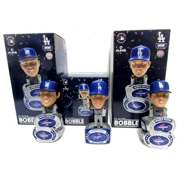 FOCO社　USA　2026年2025 Back To Back World Series Champions Mini Ring Base Bighead BobbleheadMLBワールド―シリーズ連覇記念大谷翔平、山本由伸、 佐々木朗...