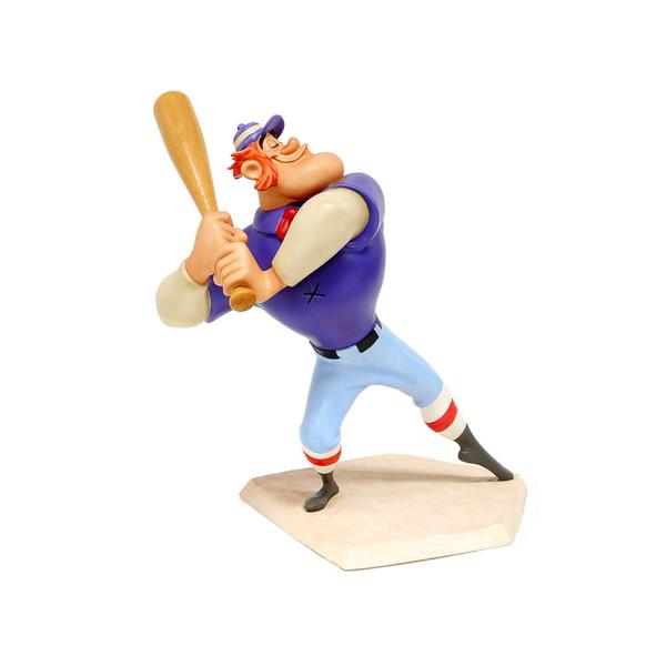 WDCC 1996年　アメリカン・フォークヒーロー・シリーズNo.3メンバー限定　陶器製（バットは木製）1946年公開の映画映画"Make Mine Music"より　USA定価395ドル  サイズ：高さ約20cm
