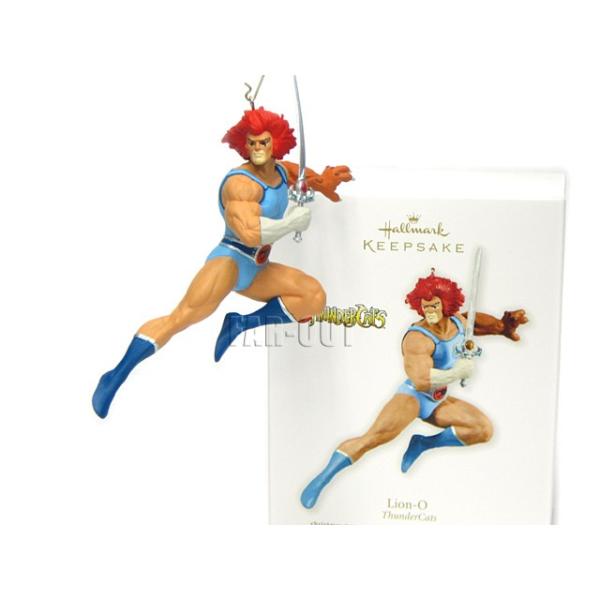 ホールマーク社　USA　2012年1980年代の人気SFアニメのTVシリーズ「サンダーキャッツ」の主人公ライオン王「Lion-O」サイズ：高さ約11cmNew1207_29 ホールマークオーナメントとは日本では雑貨店などに並ぶメッセージカー...