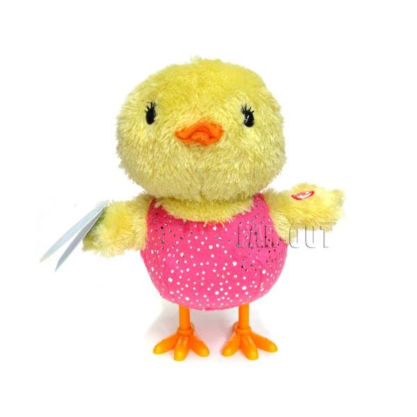 ホールマーク社　USA　2015年　イースター記念　期間限定品ひよこ( Chick )左羽根のボタンを押すと、足踏みをしながら羽根・しっぽをパタパタと可愛く動かし、シンディ・ローパーの名曲「 Girls just wanna have fu...