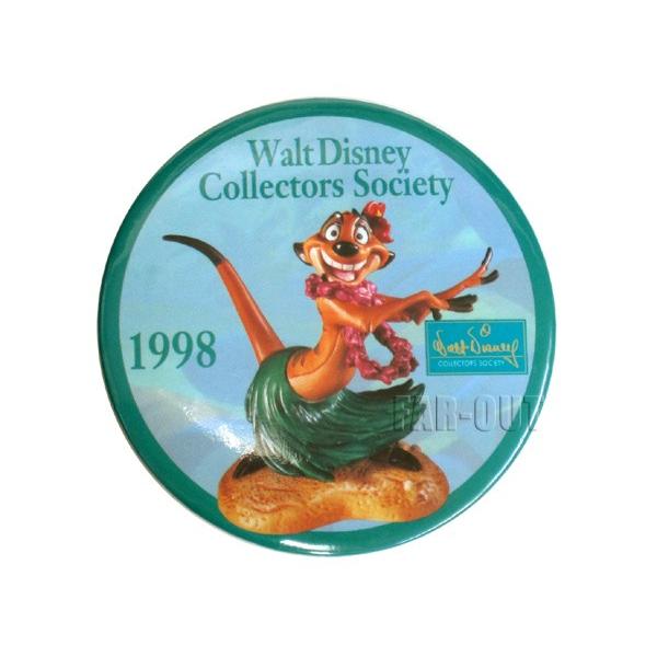 WDCC ウォルトディズニークラシックコレクション　アメリカ　WDCCのプロモーションとして作成されたバッジ写真はWDCSメンバー限定のフィギュアリン"Luau!"コレクションにまたバッグなどに付けると目立ち楽しめます。サイズ：直径約7.5...