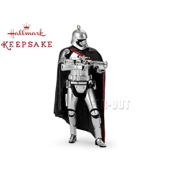 ホールマーク社　USA　2015年「 Captain Phasma 」2015年12月18日公開のスター・ウォーズシリーズエピソード7「 Star Wars Force Awakens スター・ウォーズ／フォースの覚醒 」 帝国軍の新軍隊「...