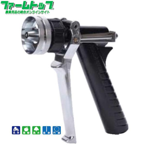 麻場　ゴールド噴口　AP-3(Φ2.2)　G1/4取り回しの楽なコンパクト設計！洗浄にも最適！【商品特長】●レバーを握ることで噴角の調整可能です。●希望する噴角でレバーが固定できます。●握りを離すと、噴霧の停止します。●農機具や、畜舎等の洗...