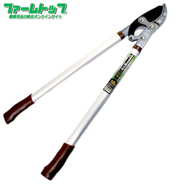 ファミリーツリー パワー極太切　アンビル型　GK-6  32189■切断能力→最大Φ50mm!一発切断で時間短縮！アンビル型受部を採用!しっかり枝を挟み、安定した切断が可能です！■フッ素コーティング刃を採用でヤニが付きにくくお手入れも簡単！...