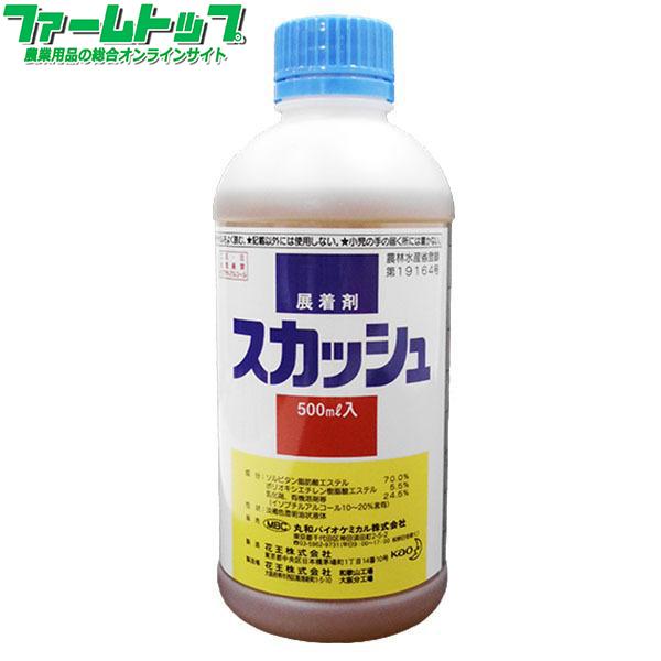スカッシュ　商品特長■すぐれた濡れ性を有する機能性展着剤です。■優れた濡れ性で乾きも速く、果菜類の汚れ軽減が期待できます。■とくに殺虫剤（ダニ剤など）への加用で、薬効を安定・向上させます。■油滴が農薬を溶かし込み、「しみこむ力」をつけ、農薬...