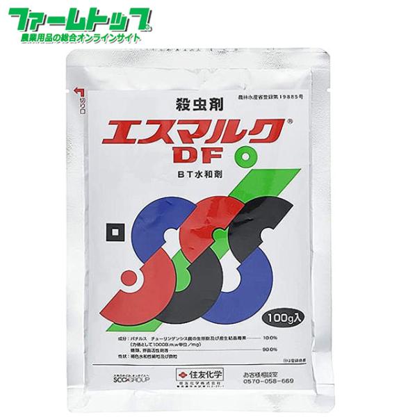 エスマルクＤＦ　商品特長■BT菌が産生する殺虫性タンパクには様々な種類があり、種類ごとに有効な害虫が異なります。 クルスターキ系の優れた菌株を選抜することにより、強力な殺虫活性を持つ殺虫性タンパク群のバランスのよい配合を実現し、鱗翅目害虫に...