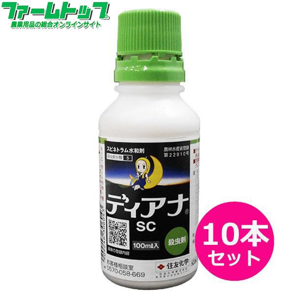 ディアナSC　商品特長■幅広い殺虫スペクトラムを示します。チョウ目害虫はもちろん、アザミウマ目害虫・ハエ目害虫・コナジラミ類に対しても防除効果を発揮しますので、幅広い害虫の防除が可能です。■速やかな食害抑制効果を示します。チョウ目害虫に対し...
