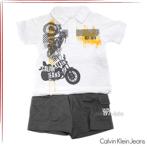 ブランド：CK Calvin Klein Jeansカルバンクラインジーンズ品名：2ピースセット素材：コットンサイズ（約）：6M(6ヶ月) 9M(9ヶ月) 12M(12ヵ月) 18M(18ヵ月) 24M(24ヵ月)ファッションラボ fash...