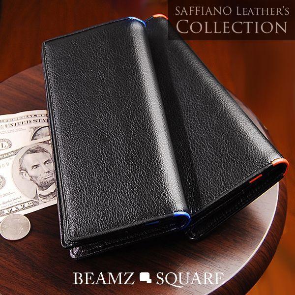 スタンダードな紳士長財布の特権であるホックの無い自由な開閉と小銭入れのYKKストレスフリーで開閉が出来るのはもちろんの事。また、淵にある色と同色のカラーラインが、内部のカードポケット部分に施してあり、ブランドの拘りが垣間見えます。デザイン性...