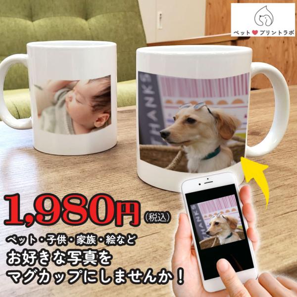 お気に入り写真を送るだけで世界で一つのオリジナルマグカップを作れます。ペットや家族、お子様やイラストなどたくさんカップで残しませんか。誕生日 プレゼント 結婚祝い 記念日 母の日 父の日 敬老の日 出産祝い 卒業 卒園 入学 還暦祝い 成人...