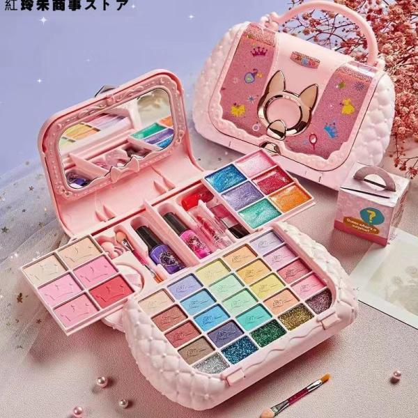 メイクセット 女の子向け お子供用化粧品のおもちゃ 5歳以上化粧道具おもちゃ キッズコスメセット ミラープリンセス おもちゃ【注意事項を予めご了承ください】●コンピューターの機器やモニターなどの違い、および屋内や屋外での撮影の違いによって、...