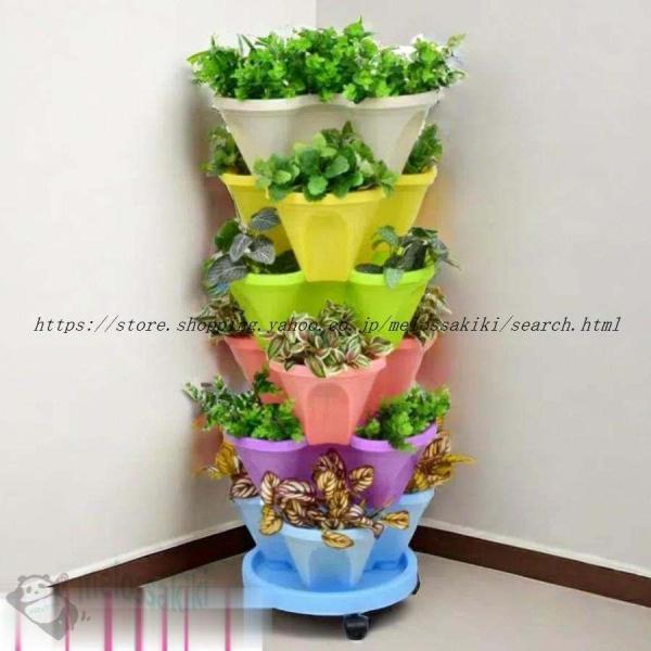 【高品質の素材】: プレミアムポリプロピレンから作られた積み重ね可能なプランターは、特別な耐久性を保証し、日常の摩耗や損傷に耐性があります。屋内および屋外のガーデニング向けに設計されたこのプランターは、持続的で頑丈なパフォーマンスを約束しま...