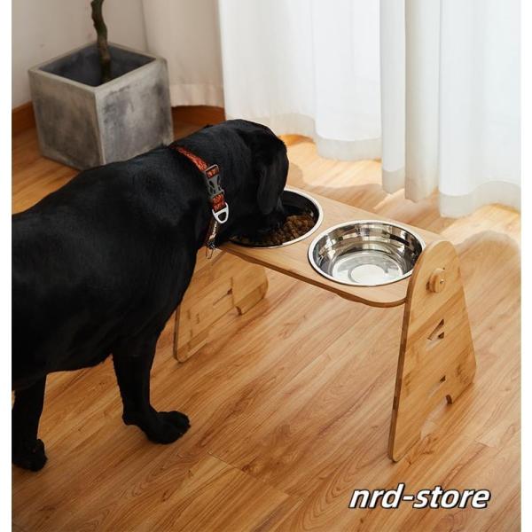 犬用食器 中型犬 大型犬 フードボール 1個 2個 ボウル 餌皿 エサ皿 木製棚 スタンド 食べやすい １５°傾斜 ペット用品 フードスタンド 可愛いサイズ 画像をご参考可愛いフードボウルスタンドで大切な家族に快適なお食事タイムを♪適度な高...