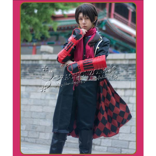 ◆新品未使用◆セット内容：シャツ+ベスト+マント+ズボン+ベルト+腰飾り+籠手+マフラー+耳飾り(写真参照)◆衣装サイズ：cm(誤差ご多少ございます) 写真参照別途購入付属品：衣装をご購入お客様に限り：ウィッグ2000円靴2980円刀+鞘4...