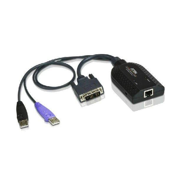 KA7166は、Cat5タイプのALTUSEN KVMスイッチと、DVI-DとUSBインターフェースを搭載したコンピューターとの接続に使用するコンピューターモジュールです。本製品はDVI-D出力に対応し、ターゲットコンピューターを接続するた...
