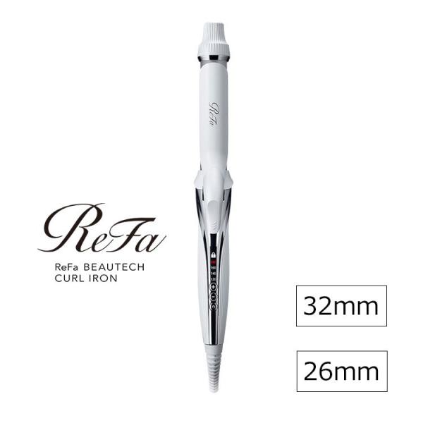 MTG ReFa リファ ビューテック カールアイロン 32mm 26mm BEAUTECH CURL IRON ヘアアイロン ヘアケア カール RE-AG00A φ26 RE-AF00A ...