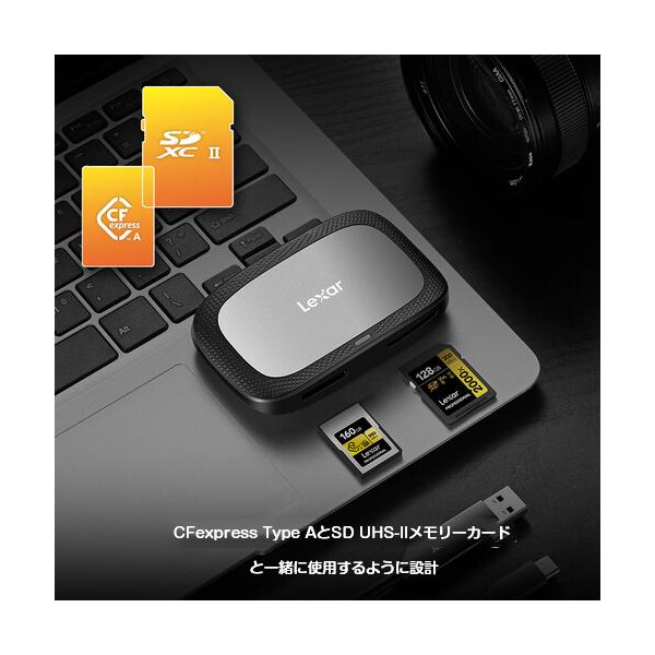 モデルRW530インターフェースUSB 3.2 Gen 2コネクタ2-in-1 USB Type-C を含むパフォーマンス最大900MB/sのCFexpress Type Aメモリーカード転送速度最大312MB/sの（UHS-II）SDメモ...