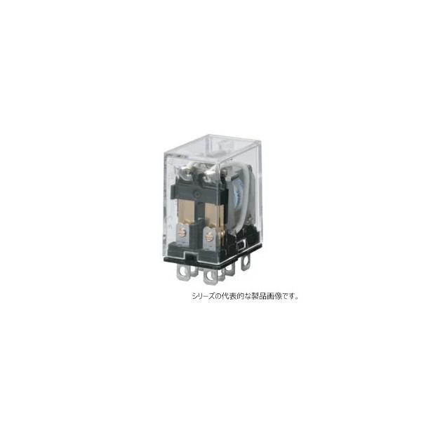 在庫品　オムロン　LY2N-D2 DC24　バイパワーリレー　コイルサージ吸収用ダイオード形接点構成2c 表示灯付 プラグイン端子