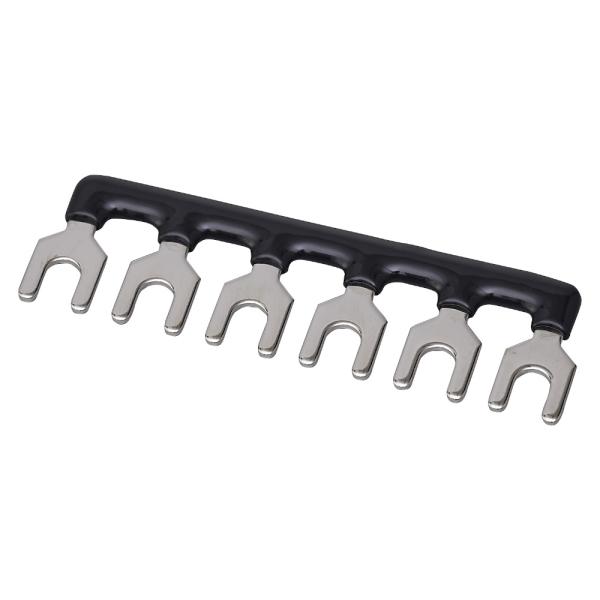 オータックス（KASUGA）　TJ163B （10個入）　ショートバー6極　被覆付　フォーク形　10mmピッチ