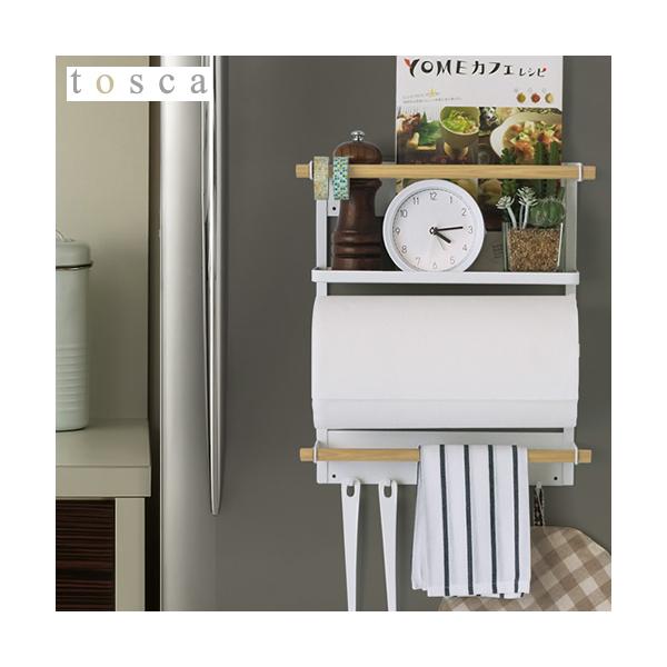 ●冷蔵庫などにマグネットでくっつけるだけで簡単に設置できる収納ラックです。●天然木の風合いで、おしゃれな北欧キッチンの雰囲気を演出してくれます。●コストコで大人気のアメリカンサイズのキッチンペーパーも収納できます。【仕様】●サイズ:約W29...