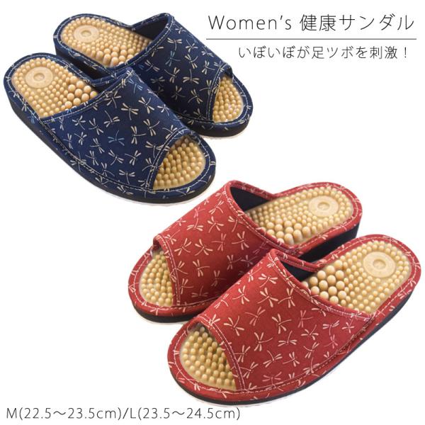 カラー：レッド・ネイビーサイズ：Mサイズ(22.5cm〜23.5cm)、Lサイズ(23.5cm〜24.5cm)に対応底長 Mサイズ(23.3cm)、Lサイズ(24.3cm)素材 アッパー：綿、ソール：EVA、インソール：PVC重さ Mサイズ...