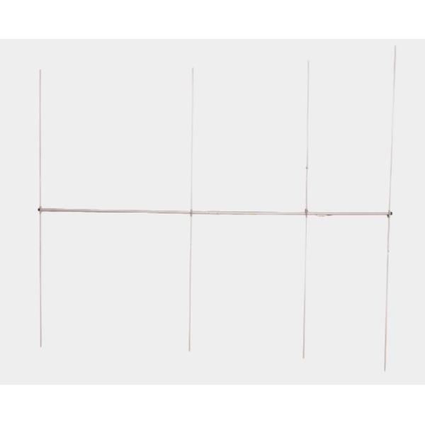 CA-52HB4固定用50MHz 4エレ HB9CV周波数:50〜53.5MHz利得:10.4dBi耐入力:400W(SSB)ブーム長:3.2m(回転半径：2.22m)最大エレメント長:2.97m質量:2.1kg受風面積:0.19m2耐風速...