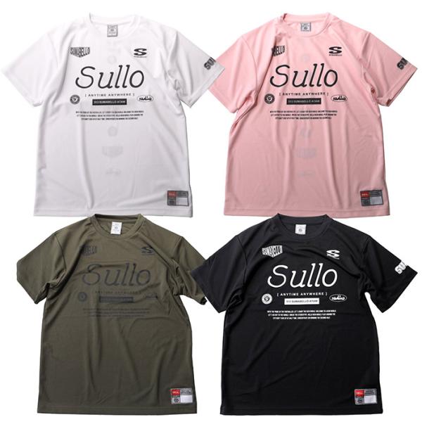 ◆商品説明◆SULLO/スージョの25アイテム INTRO TEEは、着心地の良さが自慢のドライTシャツ吸汗速乾性に優れた素材を使用し、快適な着用感を実現しましたカジュアルなスタイルからスポーティーな着こなしまで、幅広く楽しめる一枚【詳細】...