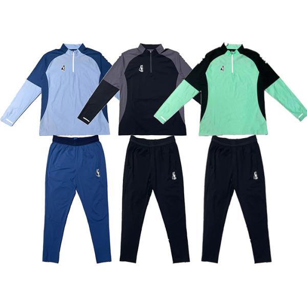 ◆商品説明◆SoccerJunky/サッカージャンキーのトレーニング上下セット軽さに加え吸汗速乾性 能も高く、吸放湿性もあるので、プレー中も快適に過ごせます背面には人気のサークルロゴデザイン。サムホール付き【詳細】[ブランド]サッカージャン...