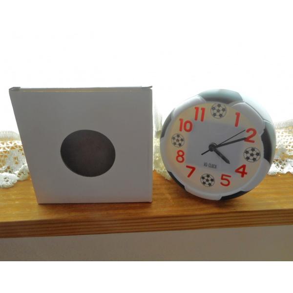 〜商品仕様〜※手元の在庫分について、多少のインクミスがあるため、　割引価格とさせていただきました。箱のサイズ　約１１．５センチ×約１１．８センチ　幅　約５センチ本体　直径　約１０．８センチ　幅　約４．８センチ単三電池　１本で稼働　（別売）電...