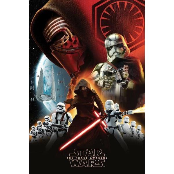 スター・ウォーズ／フォースの覚醒 ファースト・オーダーの輸入ポスターです。【英文タイトル】 Star Wars Episode Vii(First Order)【サイズ】 91.5 × 61.0 cm【適合ポスターフレームサイズ】 WG サ...