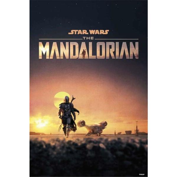 『スター・ウォーズ EP6／ジェダイの帰還』のその後を描く、スター・ウォーズ初の実写ドラマシリーズ。【英文タイトル】 Star Wars:The Mandalorian(Dusk)【サイズ】 91.5 × 61.0 cm【適合ポスターフレー...