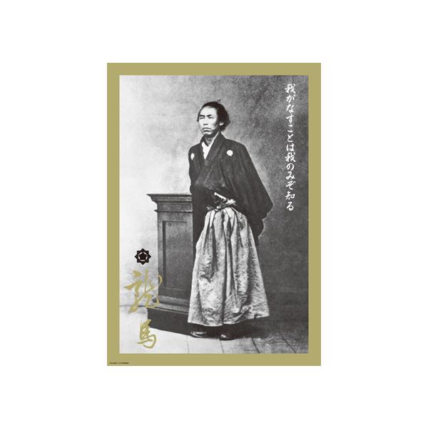 幕末のヒーロー！　土佐藩（高知県）出身で日本初の商社である「亀山社中」（のちの海援隊）を結成、薩長同盟や大政奉還にも関わり、倒幕に尽力したが、明治維新直前に暗殺される。　〔国産品〕【英文タイトル】 −【サイズ】 72.8 × 51.5 cm...