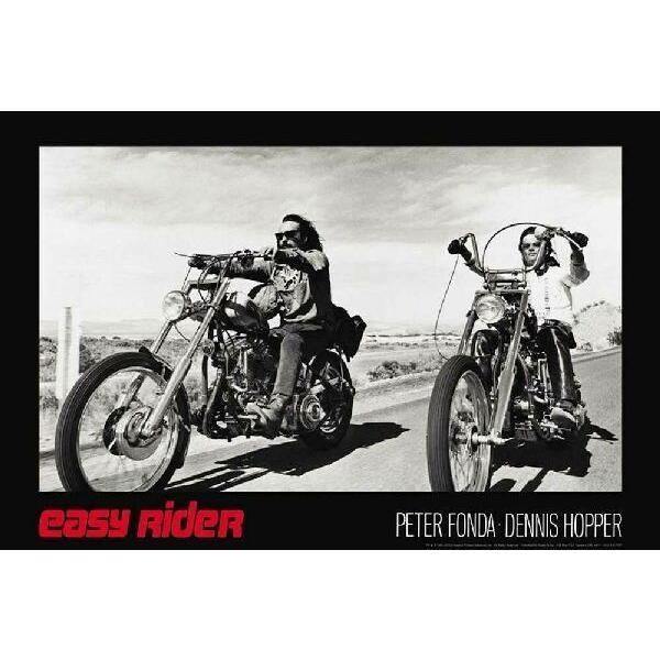 1969年に公開されたピーター・フォンダとデニス・ホッパーによるアメリカ映画。【英文タイトル】 EASY RIDER【サイズ】 61.0 × 91.5 cm【適合ポスターフレームサイズ】 WG サイズ●ポスターは全て著作権・版権・肖像権 所...