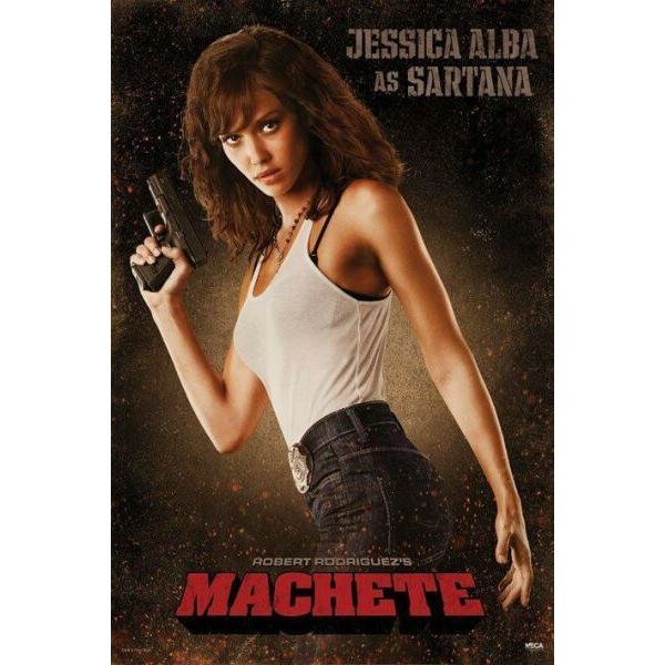 マチェーテ ジェシカ・アルバの輸入ポスターです。【英文タイトル】 Machete(Sartana)【サイズ】 91.5 × 61.0 cm【適合ポスターフレームサイズ】 WG サイズ●ポスターは全て著作権・版権・肖像権 所有者の承認済正規販...