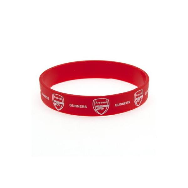 アーセナルのオフィシャルシリコンバンド。伸縮性のあるシリコンバンドにクラブエンブレムとチームの愛称「GUNNERS」がプリントされたファン必見アイテム※国内未発売商品■カラー：レッド×ホワイト※モニターの発色具合によって実際の色と異なる場合...