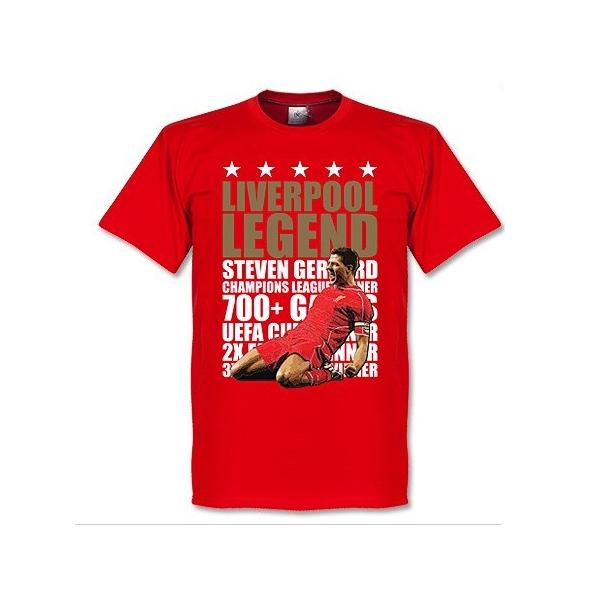 英国発のフットボールウェアブランド『RE-TAKE』（リテイク）。リバプールの生ける伝説、スティーブン・ジェラードのＴシャツ。ゴール後の印象的なセレブレイトパフォーマンスがプリントされた、ファン必見の一枚！※背面は無地デザイン※日本未発売商...