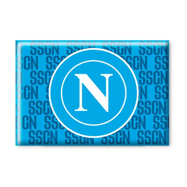 SSCナポリのオフィシャル プレート型マグネット。※日本未発売商品■サイズ：8.0×5.5cm※モニターの発色具合によって実際のものと異なる場合があります。