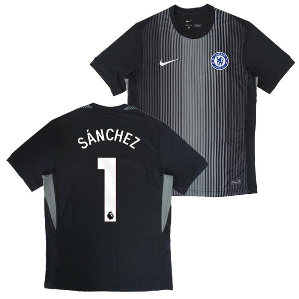チェルシー 2025-26 シーズン GK用 ユニフォーム。スペイン代表 ロベルト・サンチェスのオフィシャルネーム＆ナンバー付き。■商品仕様・レプリカユニフォーム(15,980円[税込])にプレミアリーグオフィシャルマーク(4,070円[税...
