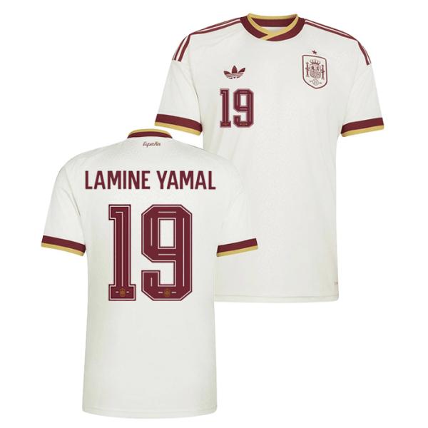 史上初の3か国による共同開催となる FIFAワールドカップ2026 で着用予定。スペイン代表 2026 アウェイ ユニフォーム。ラミン・ヤマルのオフィシャルネーム＆ナンバー入りモデル。