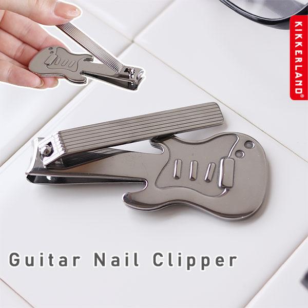 ステンレス製のギターデザインの爪切り。ストラトタイプのデザインは、ギター愛好家はいつでも爪をキレイにしたくなる。音楽好きな方へのギフトとしてもおすすめ。サイズ：3.4×1.5×8cm材質：ステンレススチール※メール便可能です。（2つまで）※...