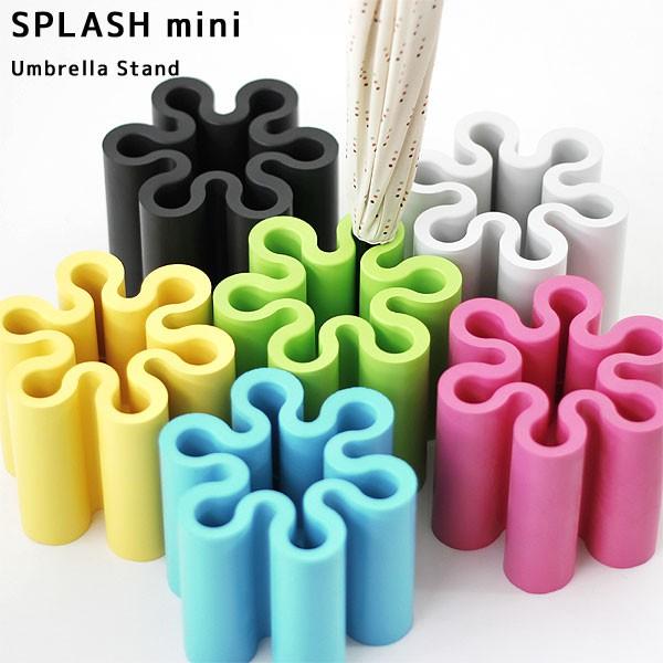 大人気の傘たてSPLASHに可愛いミニサイズが登場しました♪雨の日の水たまりにできる水はね(スプラッシュ)をイメージしたデザインは傘たてにピッタリ！ミニサイズでもしっかり傘を支えるので、狭い玄関先にもオススメです。新築やお引越し祝いなどお友...