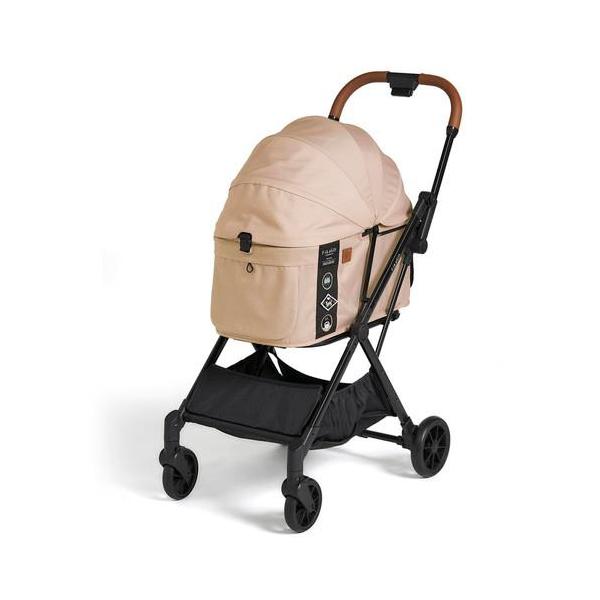 (1)キャビン底面の高さが６．５cmＵＰ！ペットとの距離が近いので、オーナーも安心して移動が可能です。(2)キャビンサイズＵＰ！Ｗ３２０　ｘＤ５７０ｘＨ２６０ｍｍと現行品よりＷ２０ｘＤ５０ｘＨ４０大きくなったので、２匹乗せても今までよりゆっ...