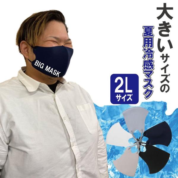 【発売日：2021年05月21日】今までの通常マスクが小さいと感じていた方にもぴったりフィットするサイズ感。縦横共にサイズアップさせ、口元をしっかり覆う大きさです。夏用接触冷間素材で、蒸れにくく、スポーツやジム等での使用にも最適です。更に口...