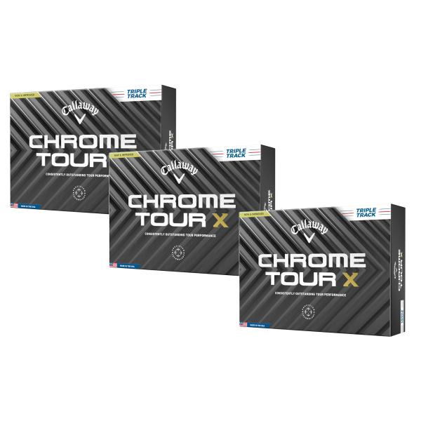 飛び、スピン、フィーリング──より万能性を高めて、新たな名称に飛距離性能とグリーン周りでのコントロール性能を、バランス良く、ハイレベルで備えたCHROME SOFT Xボールが、名前を「CHROME TOUR Xボール」に変えて、さらにパフ...