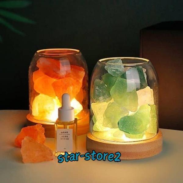 【?格】ガラスサイズ：9*6.6*10cm，ベースサイズ：10*2cmヒマラヤ岩塩重量：?500g，?定功率：5V/3W【高品質】100％純粋なトップヒマラヤソルト、ユニークな素材、プロが手彫りしたヒマラヤロックソルト、細かい塩の結晶がラン...